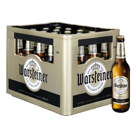 Warsteiner Pils 20/0,5 Ltr. Glas | Direct Getränke Lieferservice Hamburg