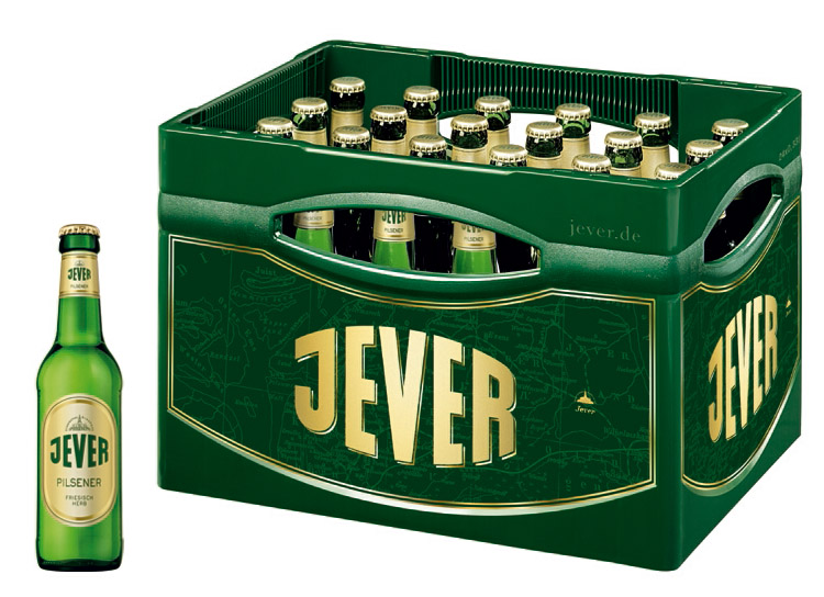 Jever Pils 24/0,33 Ltr. Glas | Direct Getränke Lieferservice Hamburg